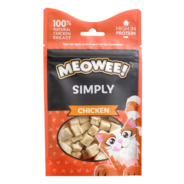 MEOWEE! Simply Chicken, 10g - Smart Pet Kuwait